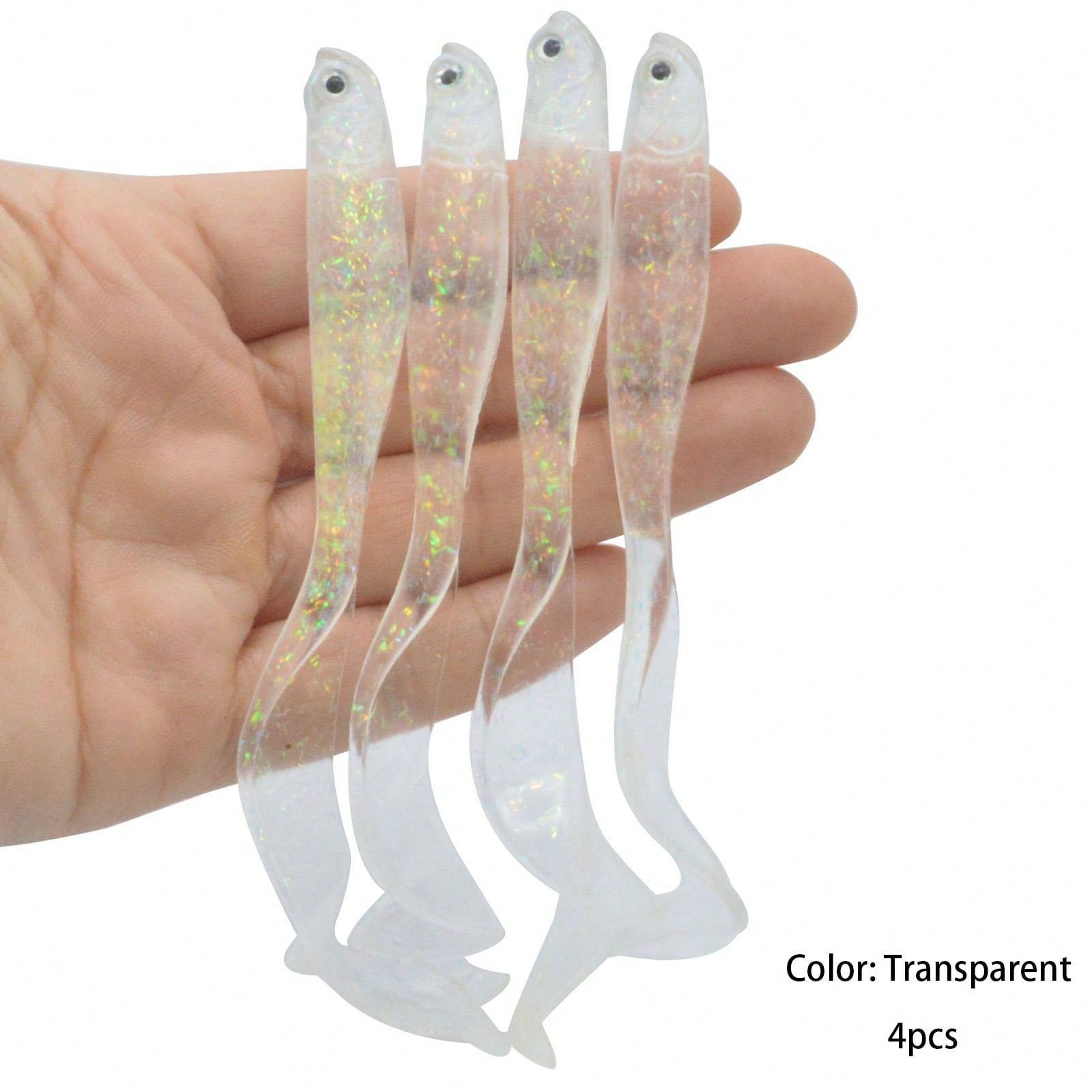 1/4pcs Bionic Soft Lures With Twist-Tail Grubs - 10.5 Cm /4.13 Inches ...