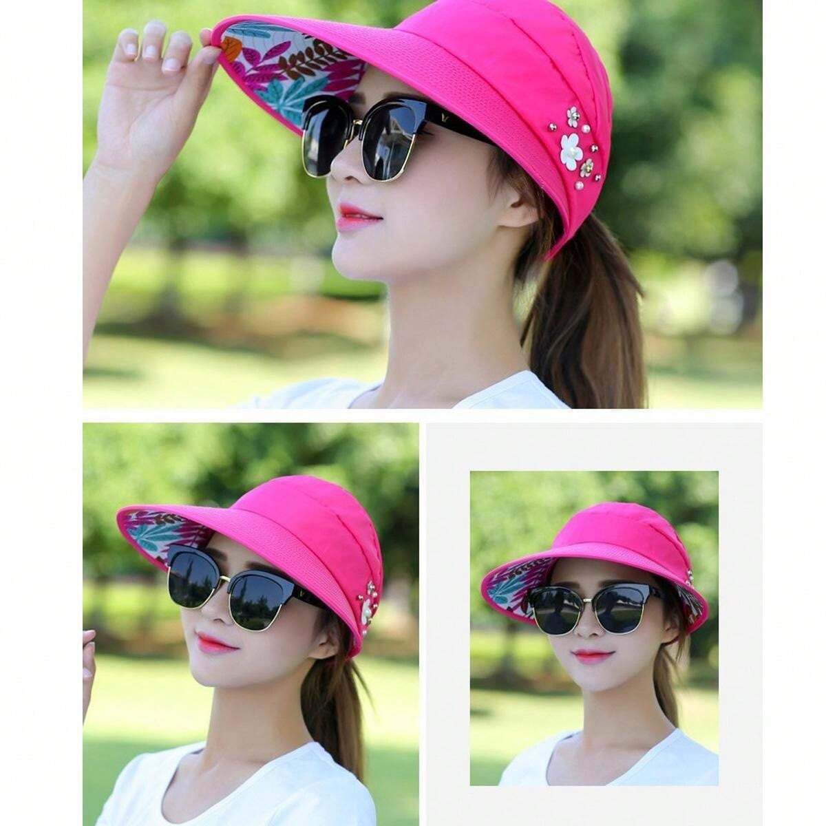 Sombrero elegante para mujer, estilo coreano para exteriores y viajes ...