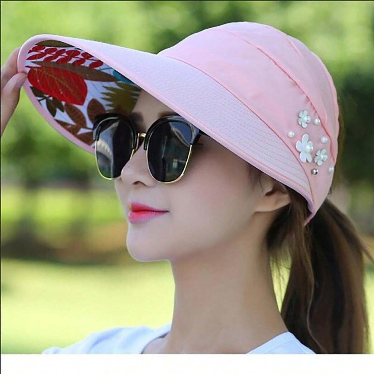 Sombrero elegante para mujer, estilo coreano para exteriores y viajes ...