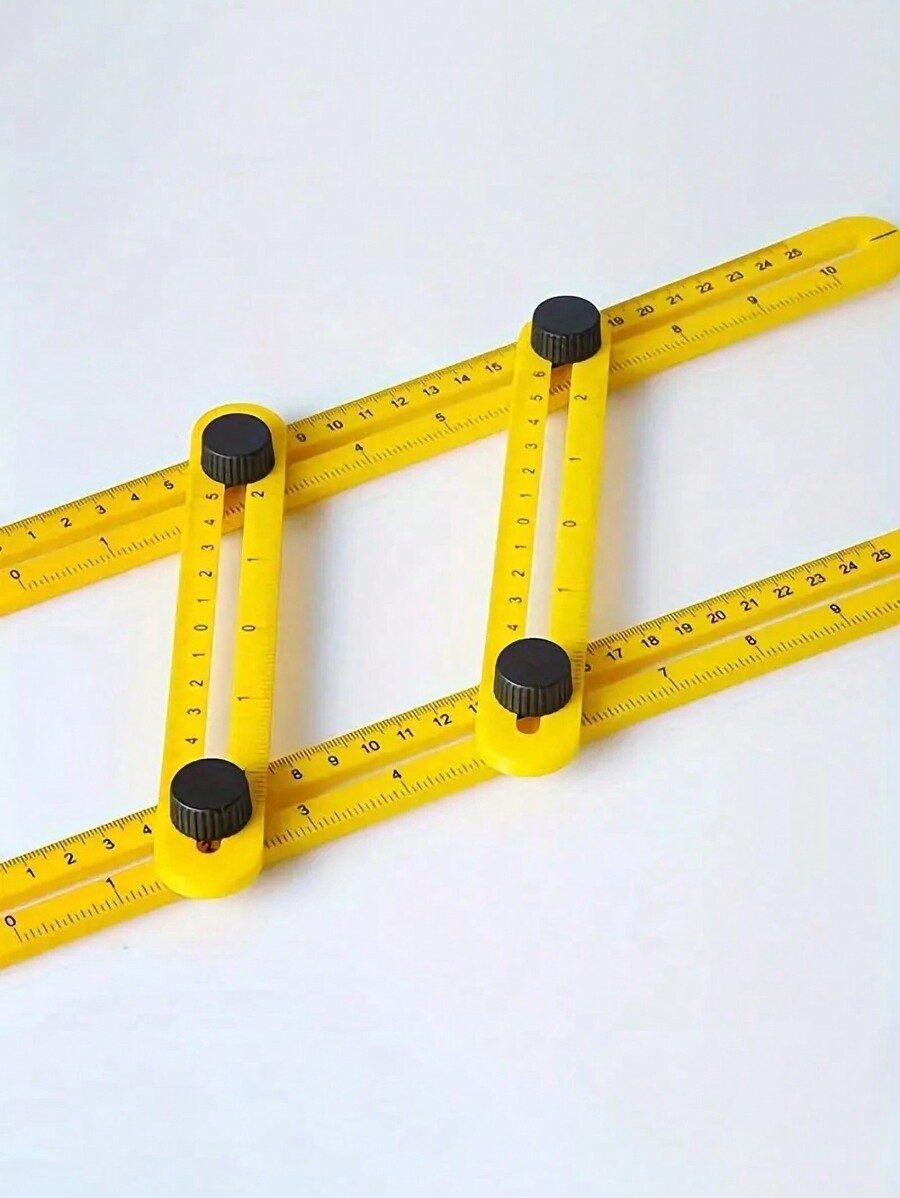 1pc Multi-Functional Foldable Plastic Four-Fold Ruler For Measuring ...