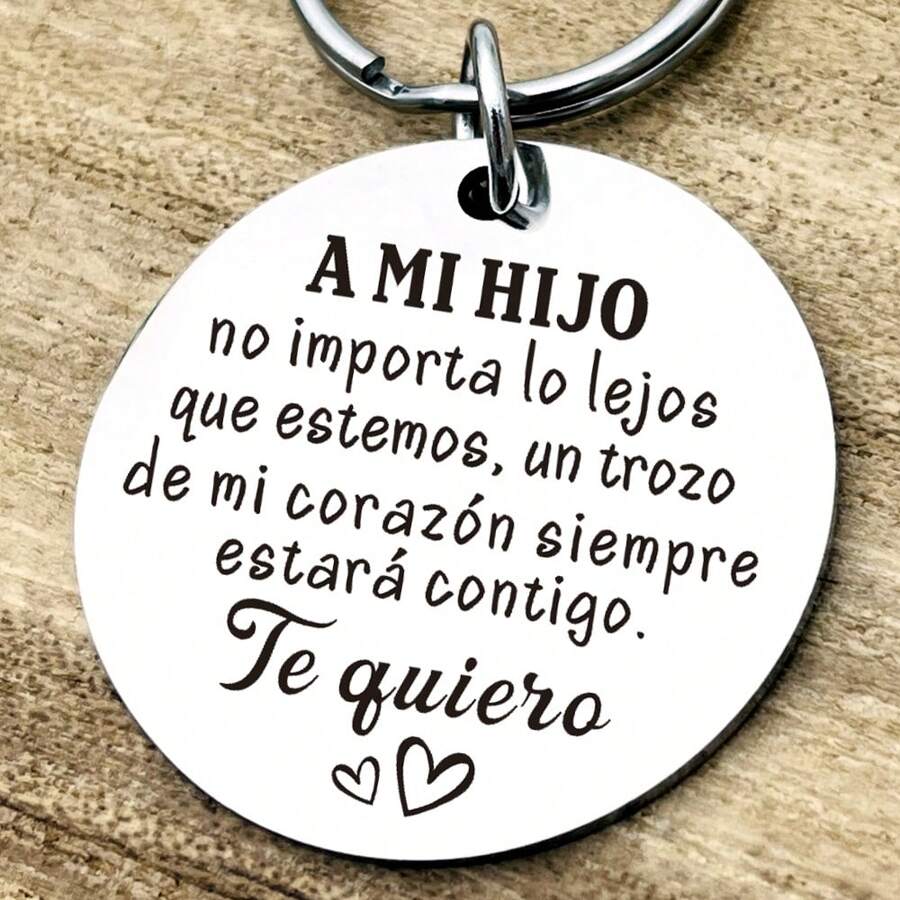 Spanish Keychains For Son Daughter Parent Gift Inspirational Gifts From ...