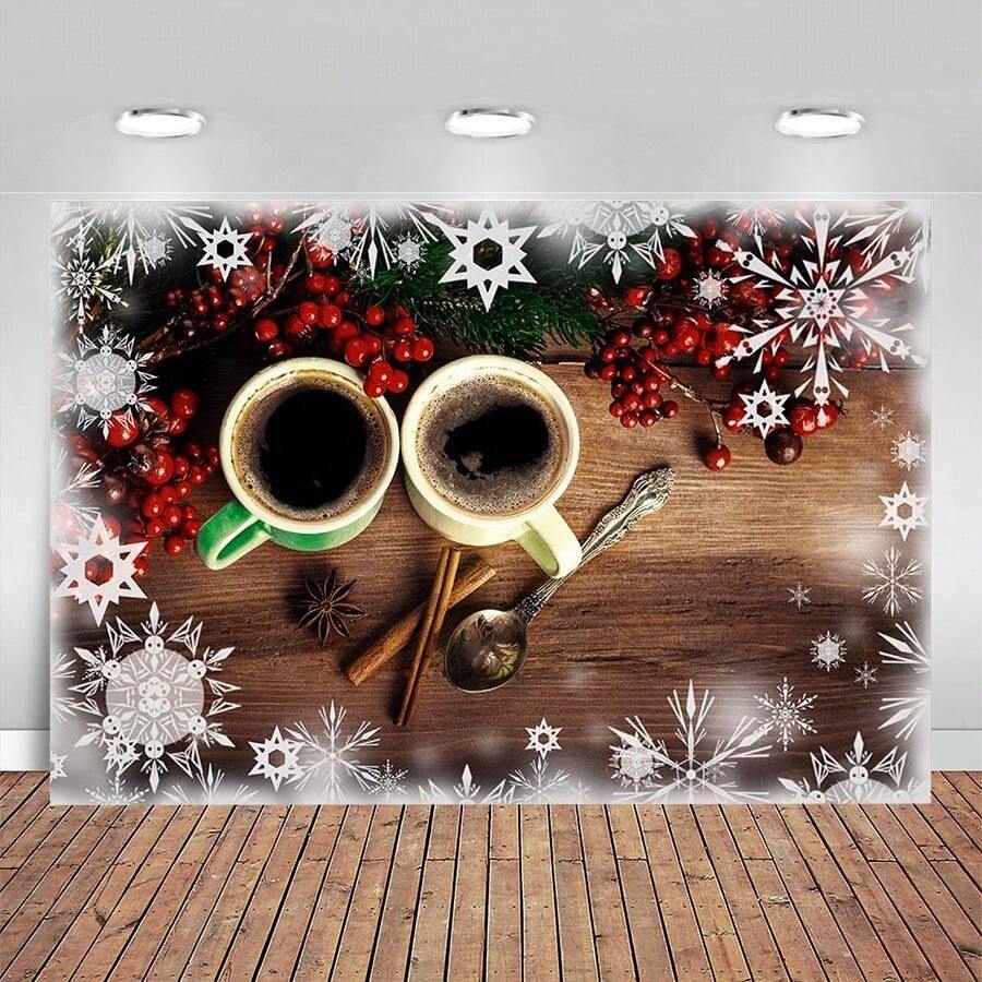 Kitchen Food Cafe Decoration Wood Boards Photography Backdrops Camping ...