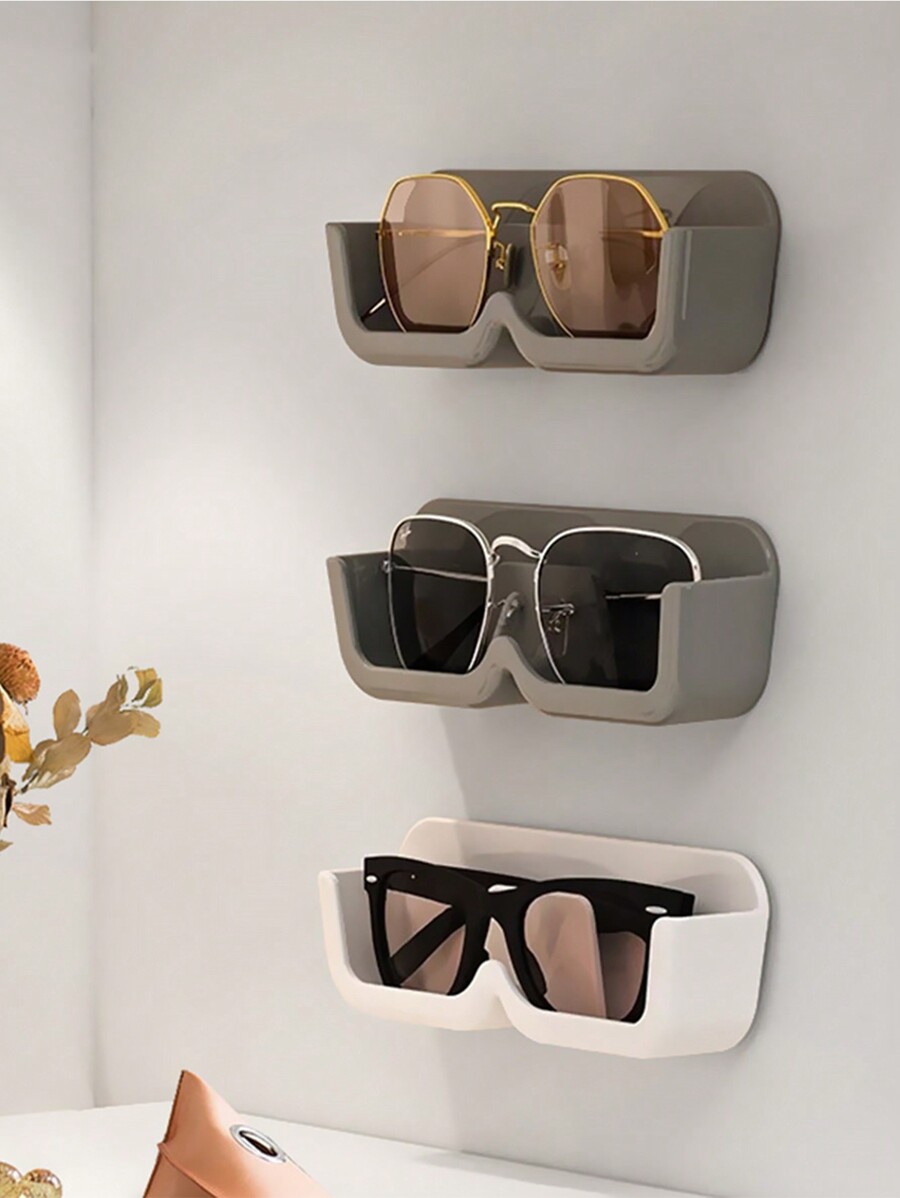 Non-Drilled Wall-Mounted Glasses Holder , Sunglasses Storage Wall ...