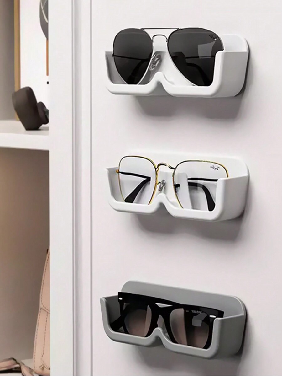 Non-Drilled Wall-Mounted Glasses Holder , Sunglasses Storage Wall ...