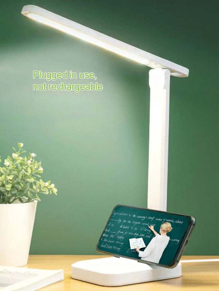 Study Desk Lamp, Led Eye-Caring Study Desk Lamp, Dimmable, Suitable For ...