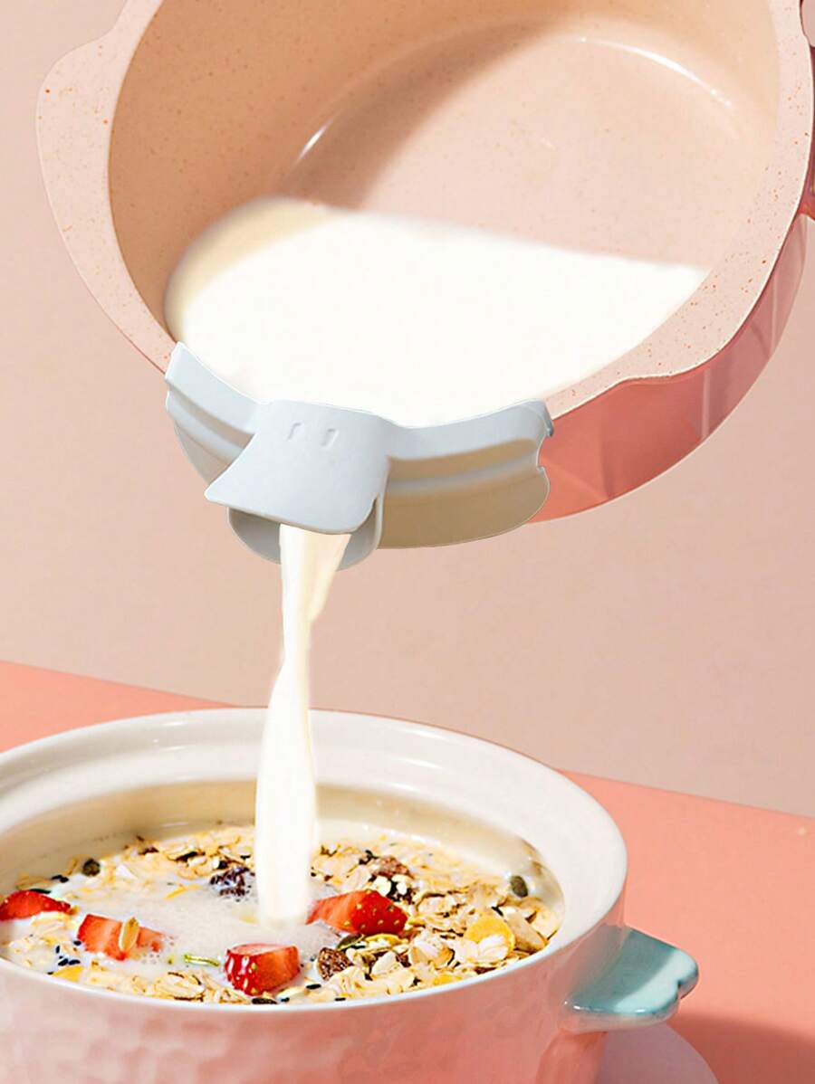 1pc Kitchen Utensils Anti-Spill Pot Edge Guide With Duckbill Liquid ...