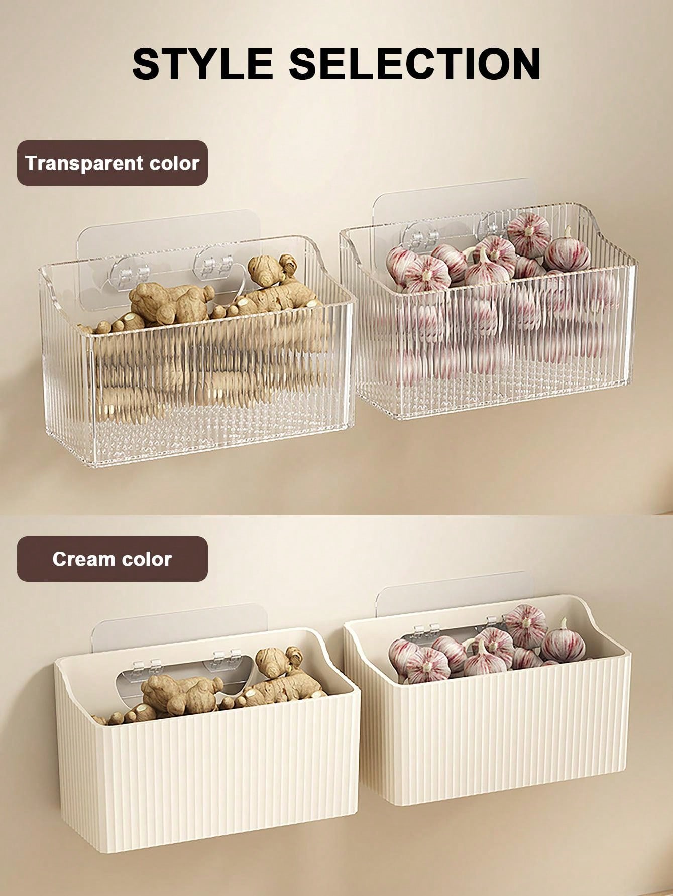 1pcs Kitchen And Bathroom Wall Mounted Storage Box With Drainage ...