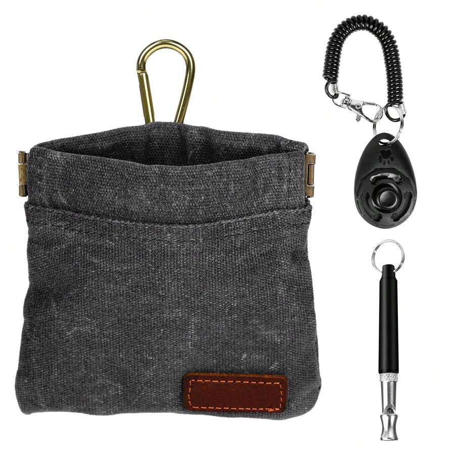 3Pcs Dog Treat Pouch Training Kit, Small Puppy Treat Bag With Clip For ...