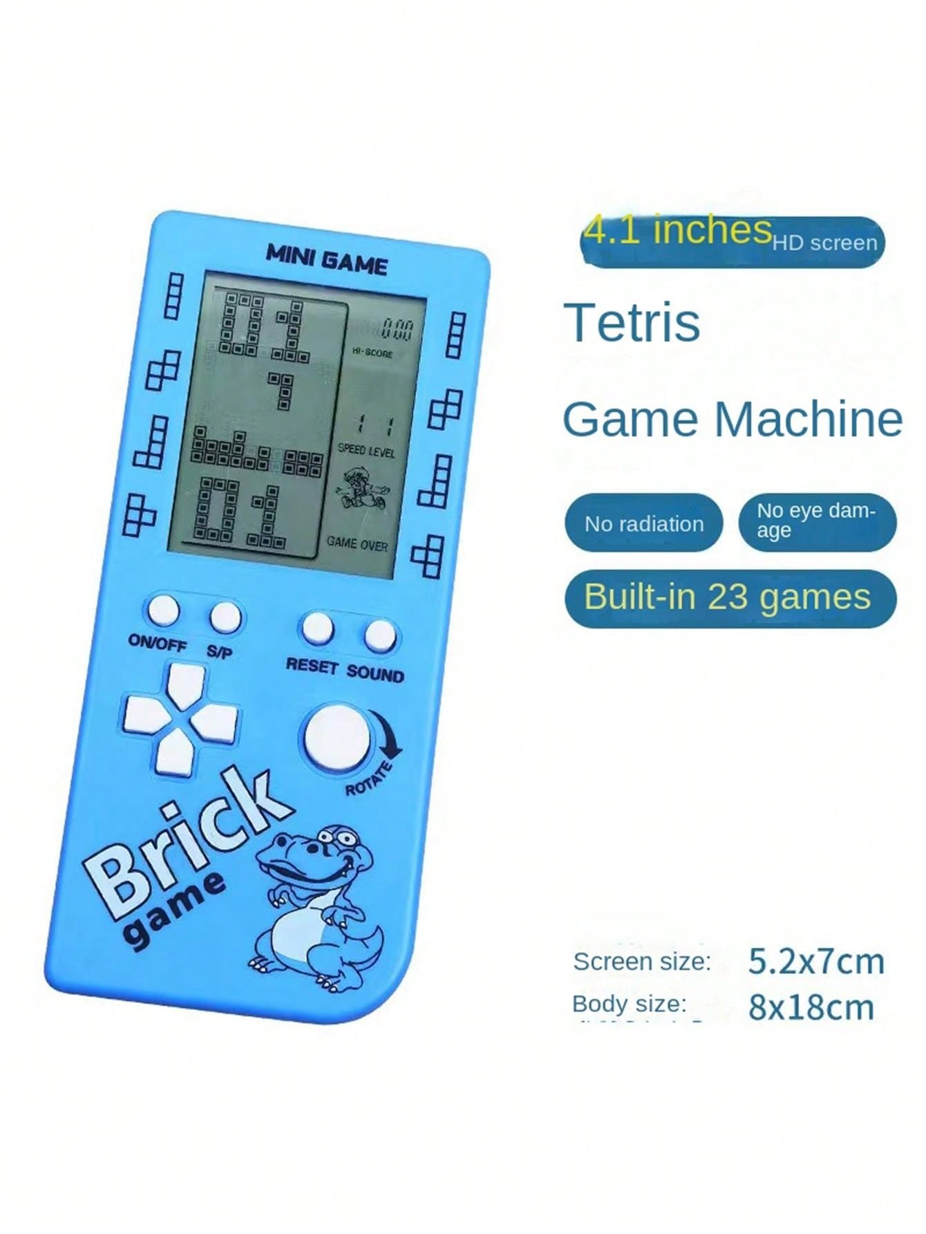 1pc Classic Handheld Tetris Game With Large Screen, Random Color | SHEIN