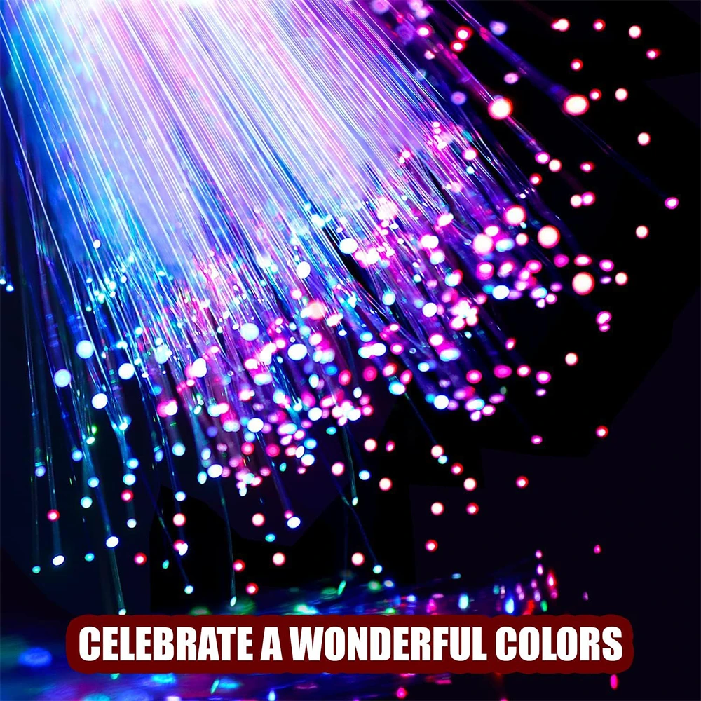 JOESTAR Set Of 6 Fiber Optic Rods With 3 Flashing Rod Modes For ...