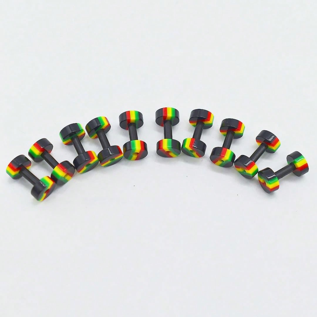 12G 2 Pairs Fit Ear Gauges Kit Acrylic Tunnel Expander Earrings Earlobe ...