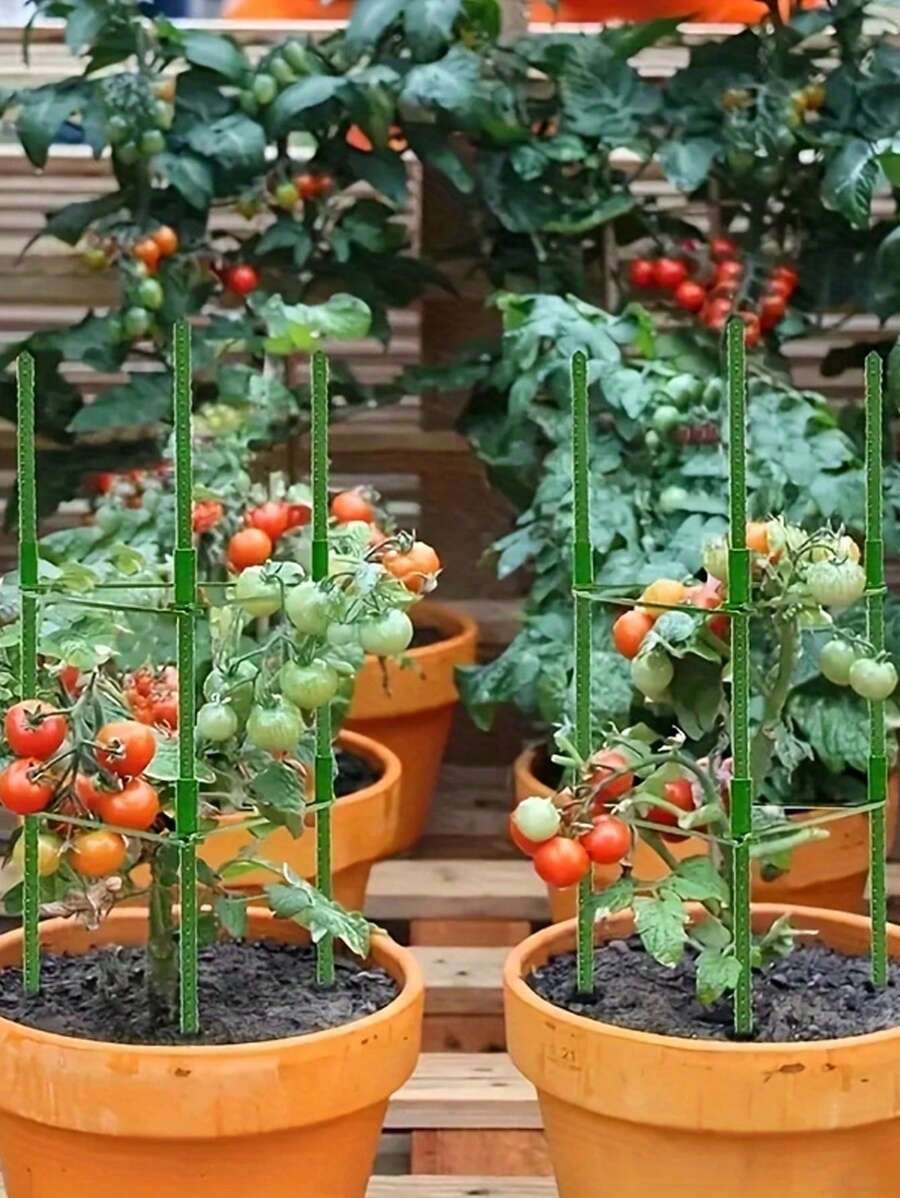 62.99inch Tomato Cages Deformable Plant Supports Tomato Support Garden ...