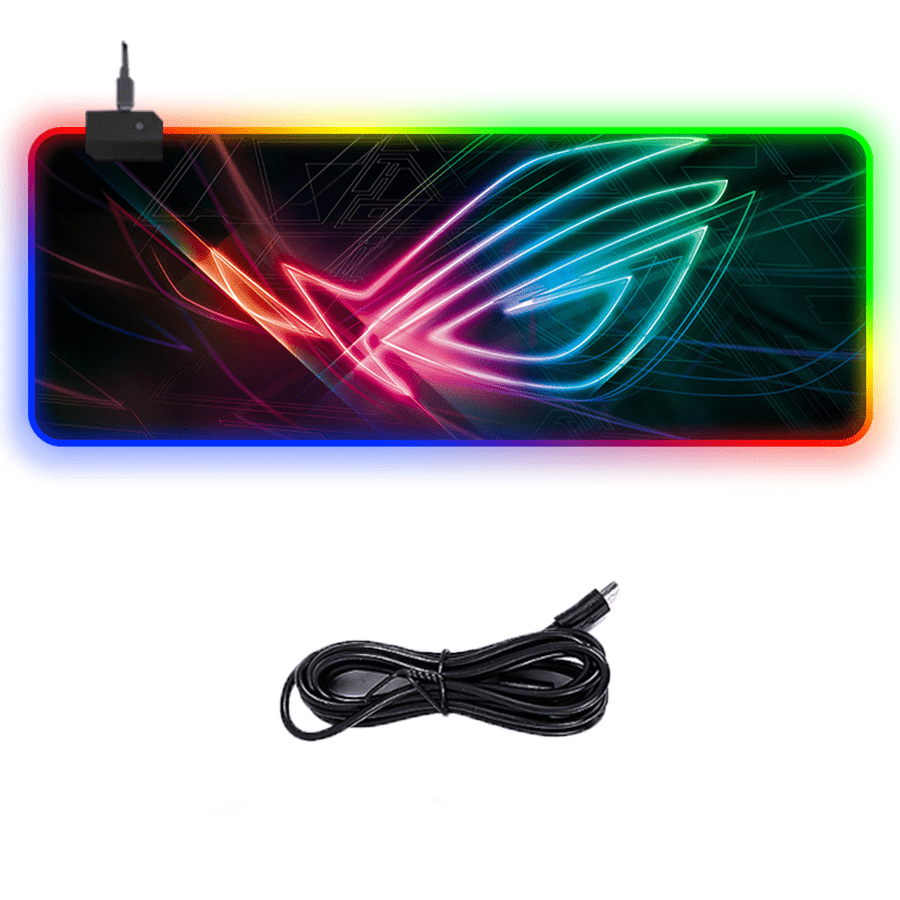 800*300*4mm Rgb Glowing Rog Mouse Pad With Wired Connection | SHEIN USA