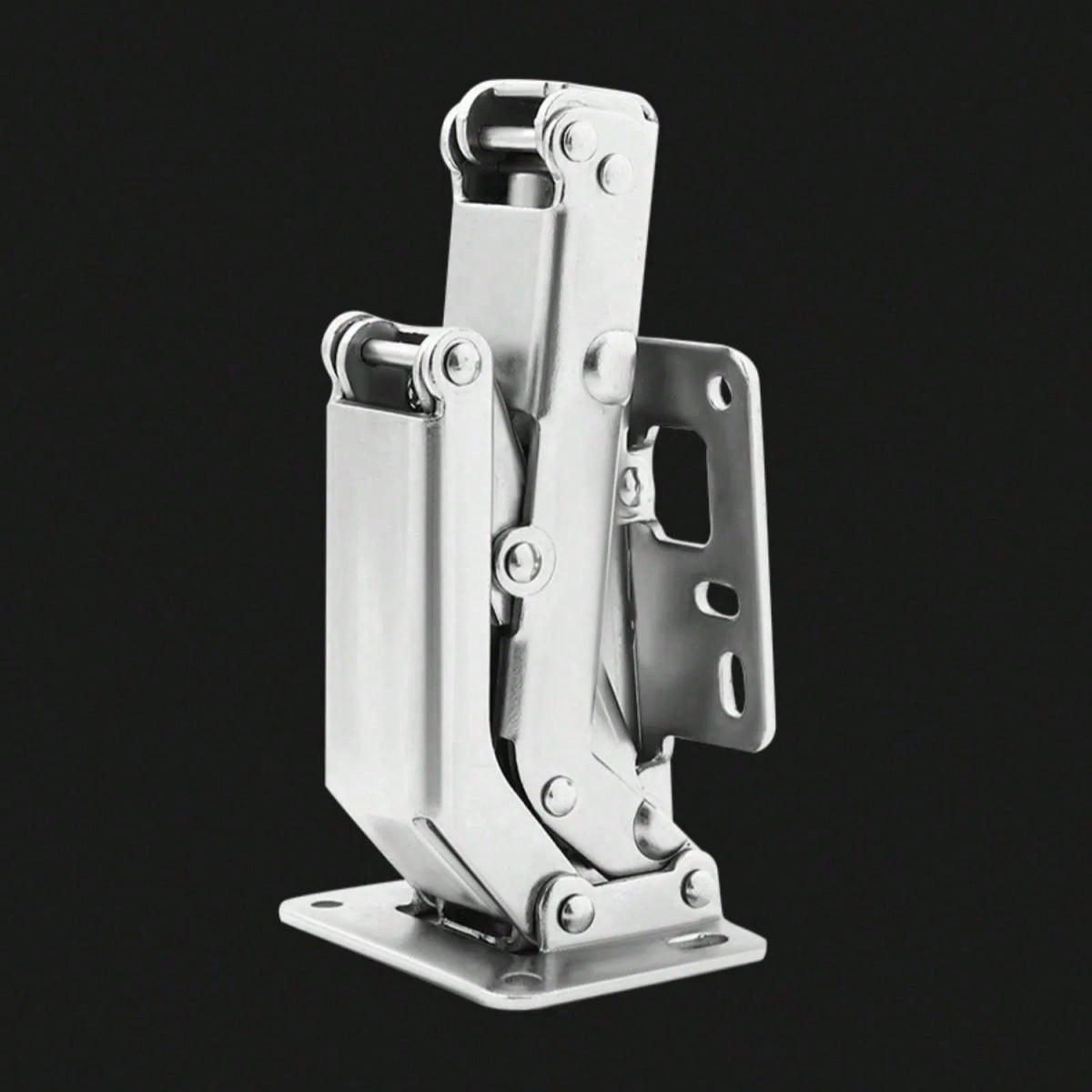 1pc Surface Mounted Hidden Hinge, 90 Degree Spring Loaded Concealed ...