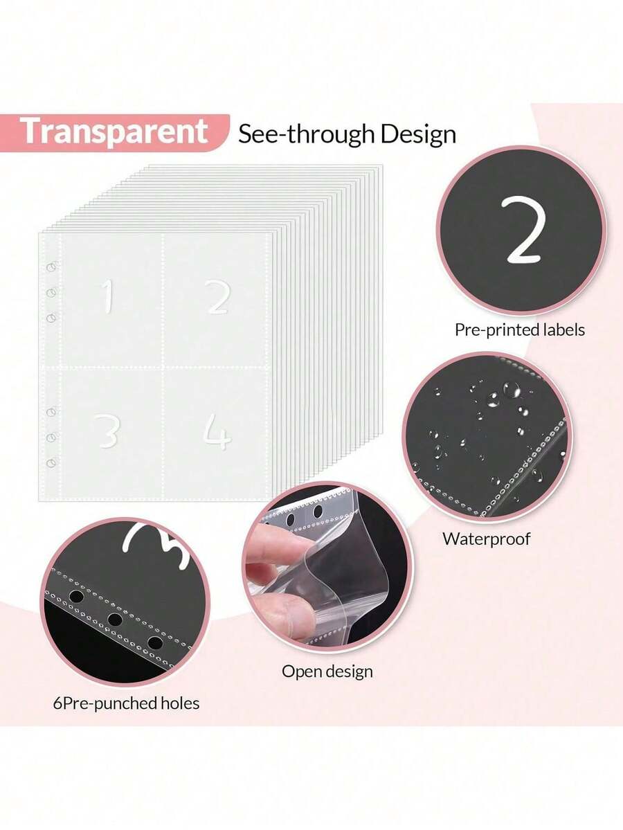 A5 Four-Square Grids Card Cover 25 Sheets(Set), Printed With Numbers 1 ...