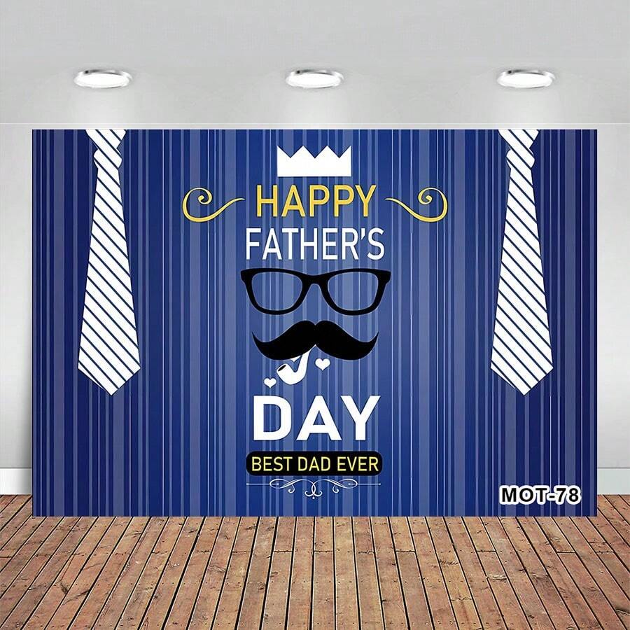 Happy Father Day Backdrop Decoration- Father Day Large Blue Shirt ...