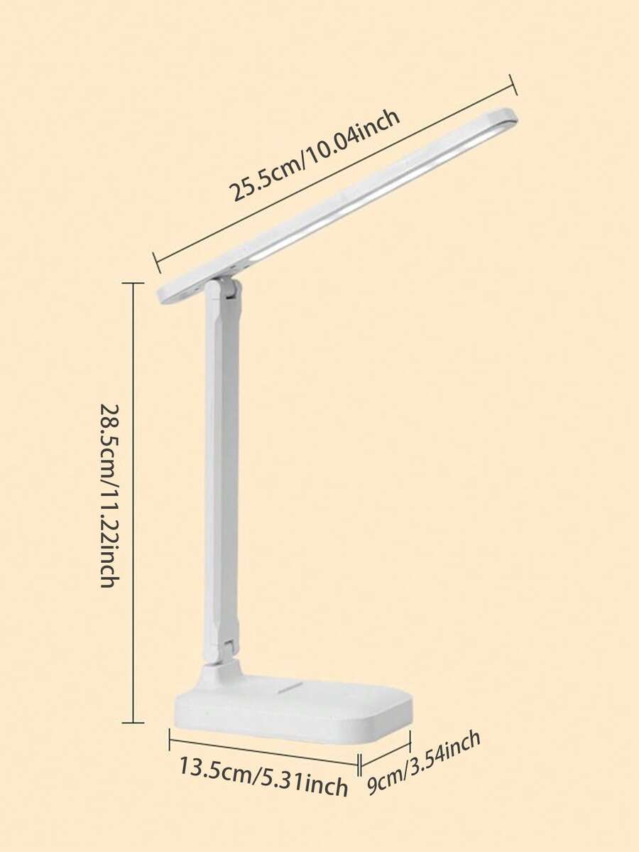 Study Desk Lamp, Led Eye-Caring Study Desk Lamp, Dimmable, Suitable For ...