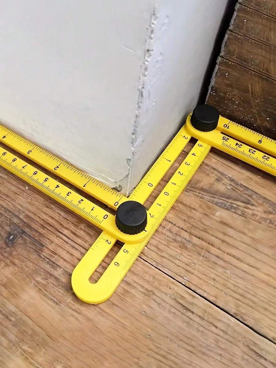 1pc Multi-Functional Foldable Plastic Four-Fold Ruler For Measuring ...