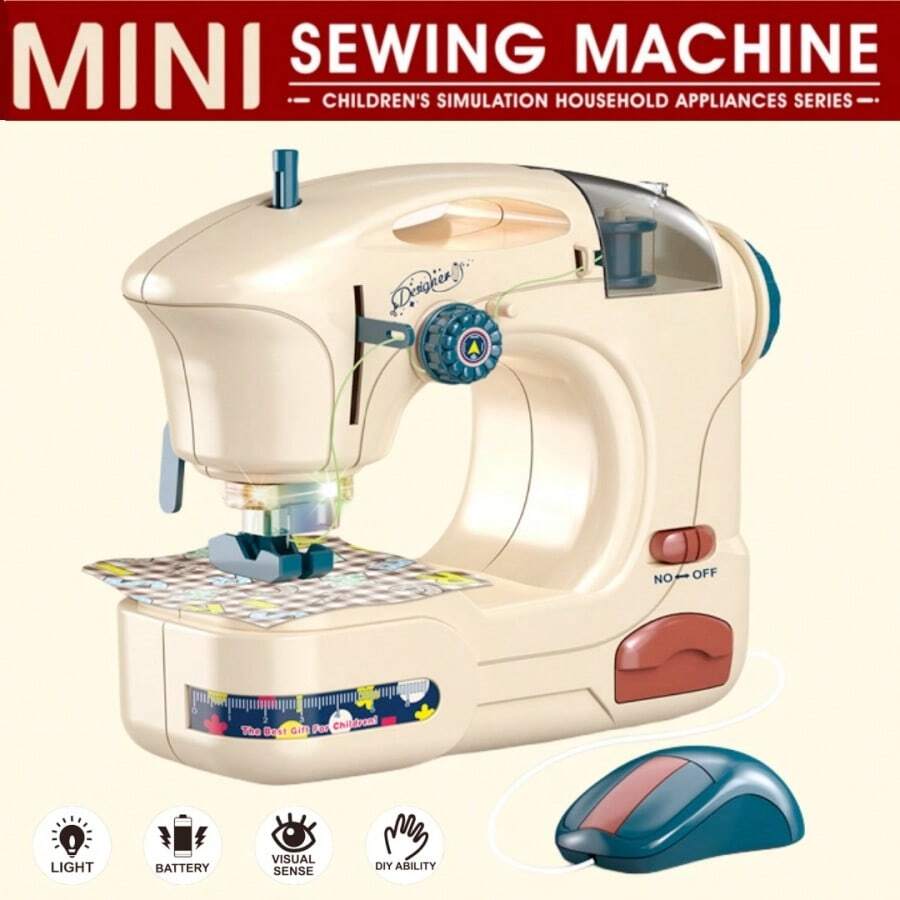 Máquina De Coser Eléctrica Iluminada, Mini Máquina De Coser Para El ...