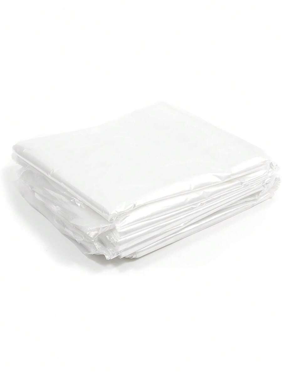 50 Pack Clear Plastic Garment Bags For Hanging Clothes, Long Dry ...
