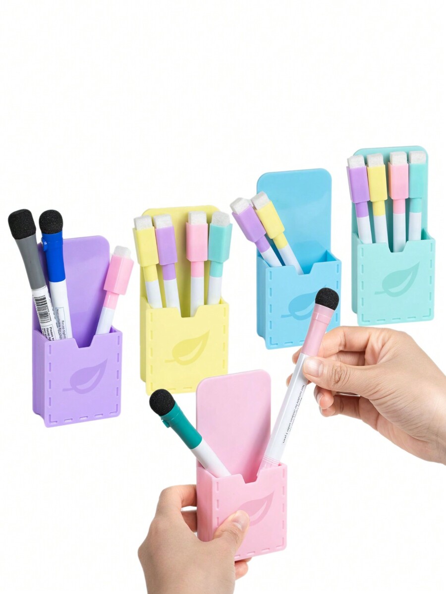 Magnetic Pen Holder, Magnetic Dry Erase Marker Holder With Extra Wide ...