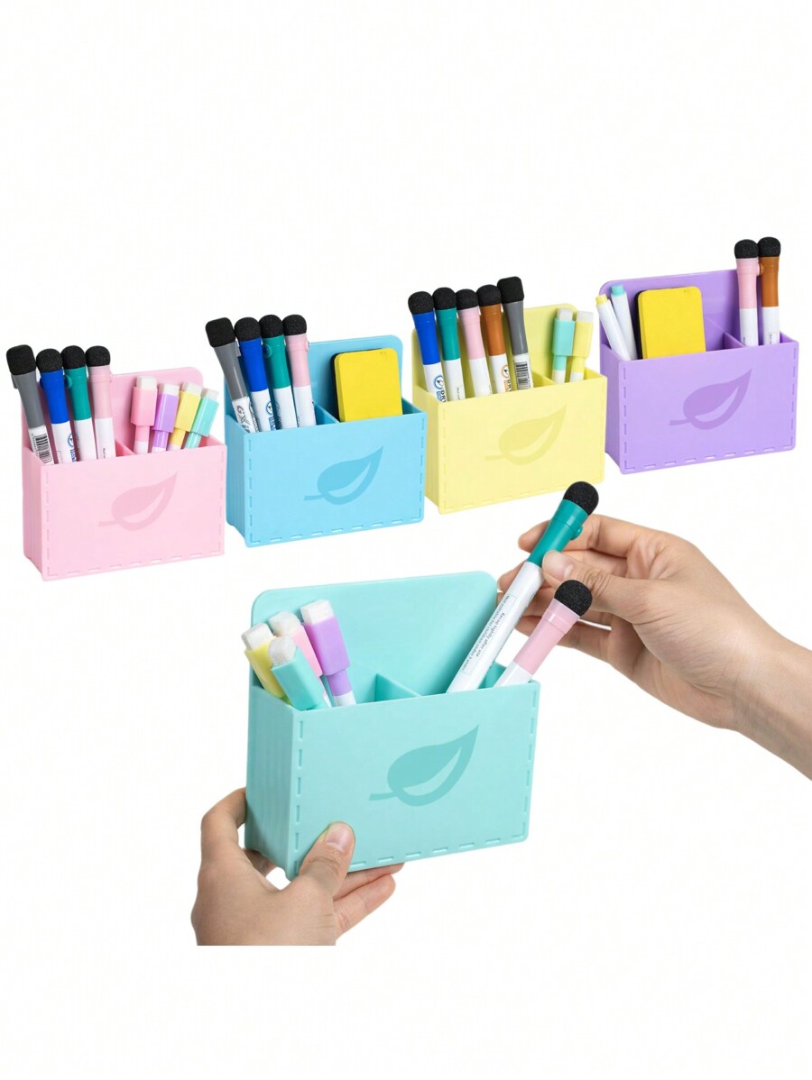 Magnetic Pen Holder, Magnetic Dry Erase Marker Holder With Extra Wide ...