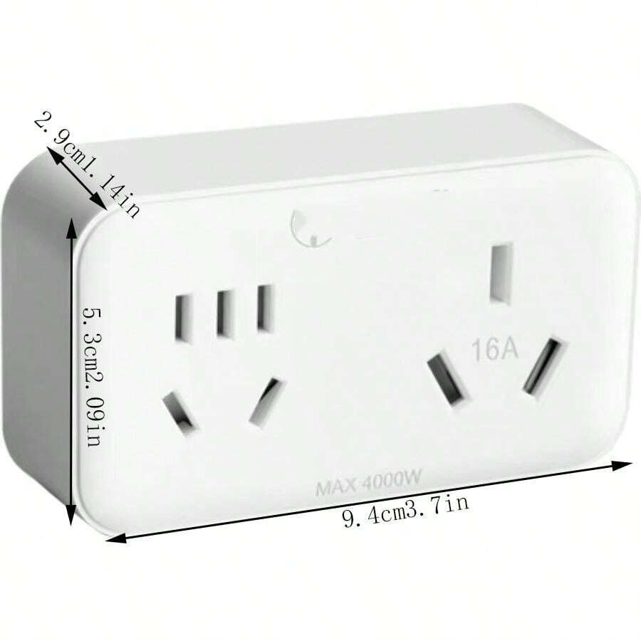 1pc 16a To 10a High Power Socket Converter, One In Two Wifi Extension ...