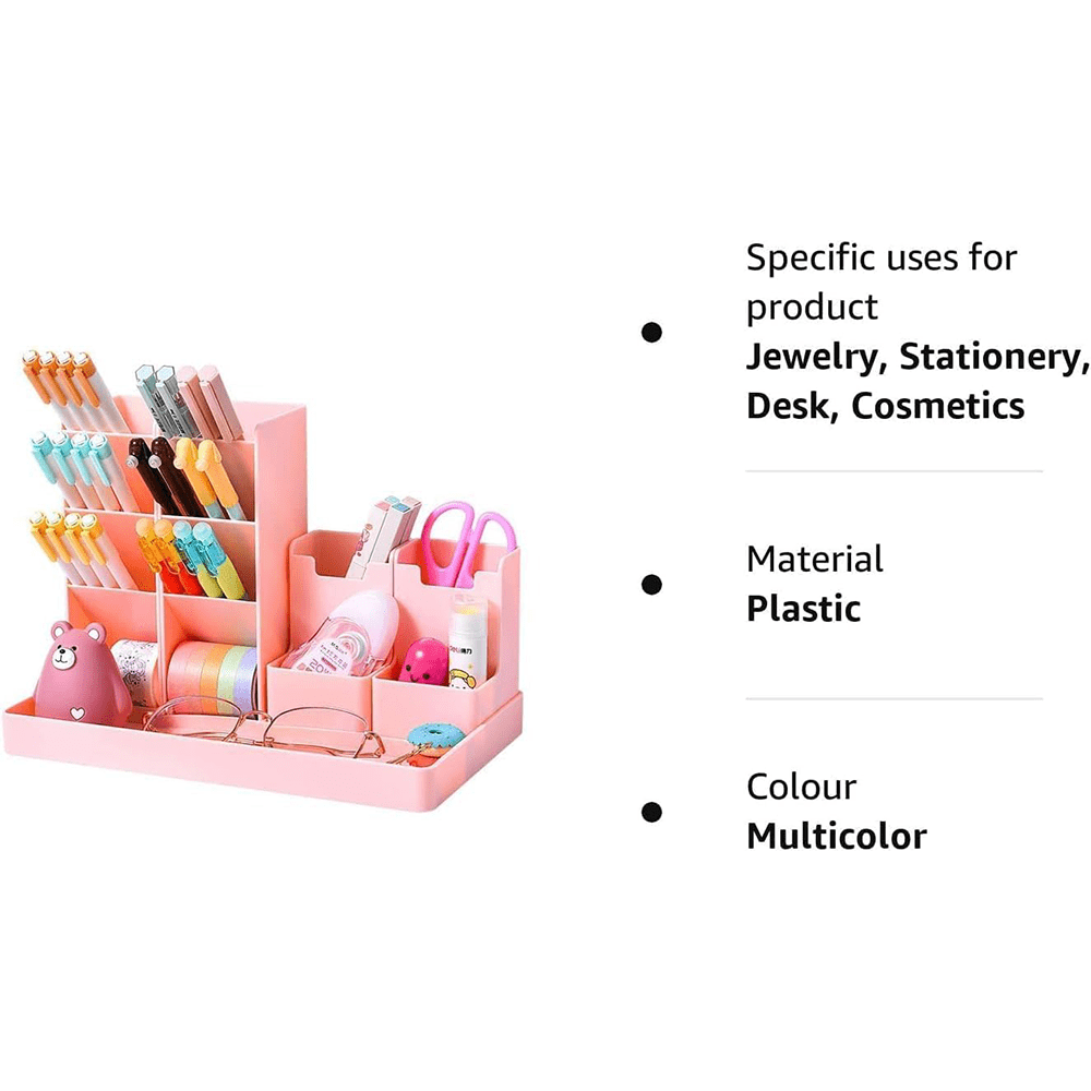 JOESTAR Desk Organiser, Multi-Functional Desktop Sationery Organizer ...