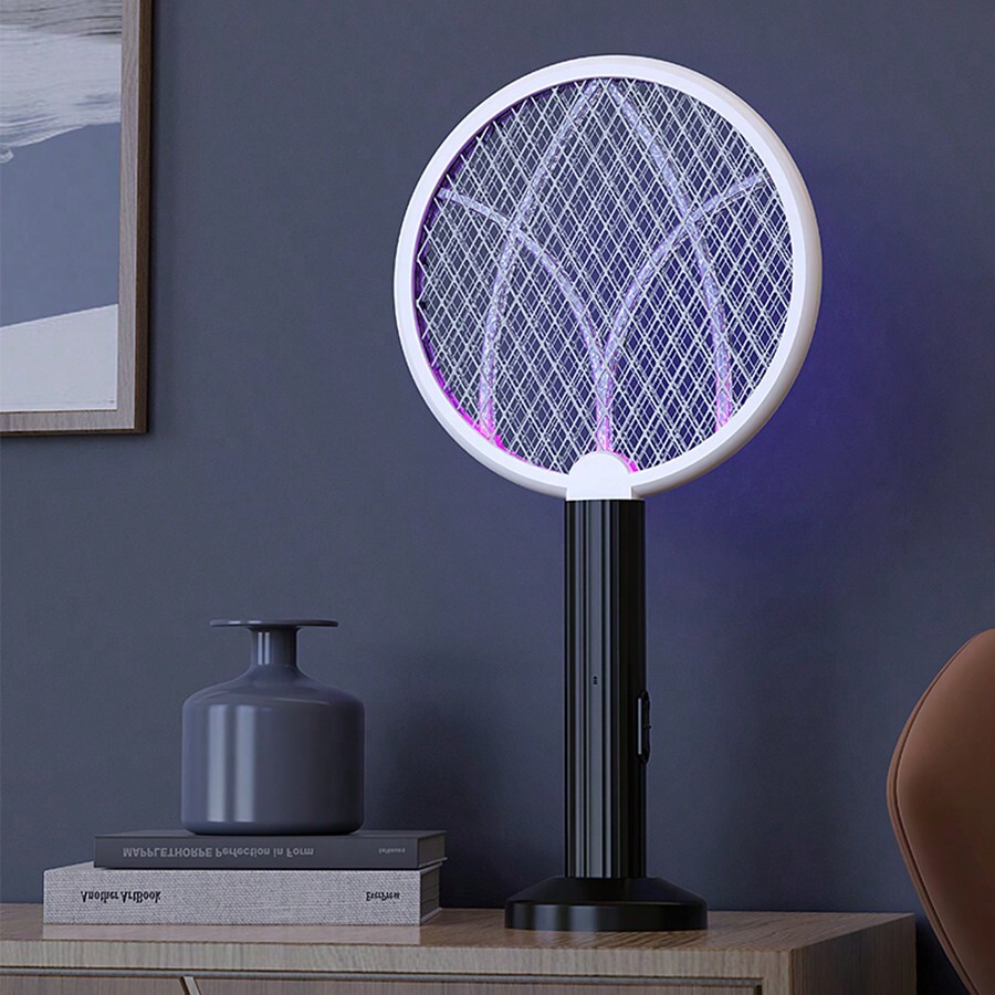 1PC Clover Electric Mosquito Swatter, Purple Light Mosquito Light ...