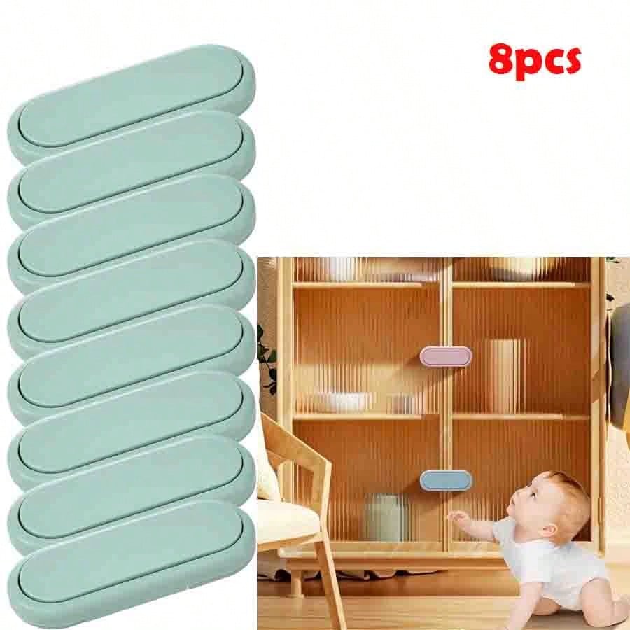 8pcs Children Safety Locks For Drawer, Cabinet Door, Baby Finger Pinch ...