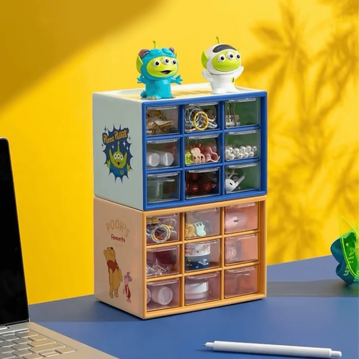 Miniso Toy Story Series Multi-Compartment Drawer Storage (Winnie The ...