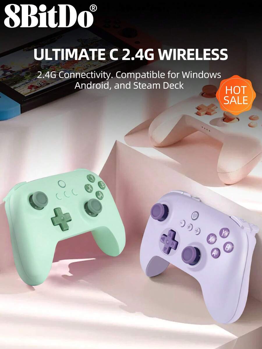 8bitdo 8bitdo Ultimate C 2.4G Wireless PC Controller,Compatible With ...