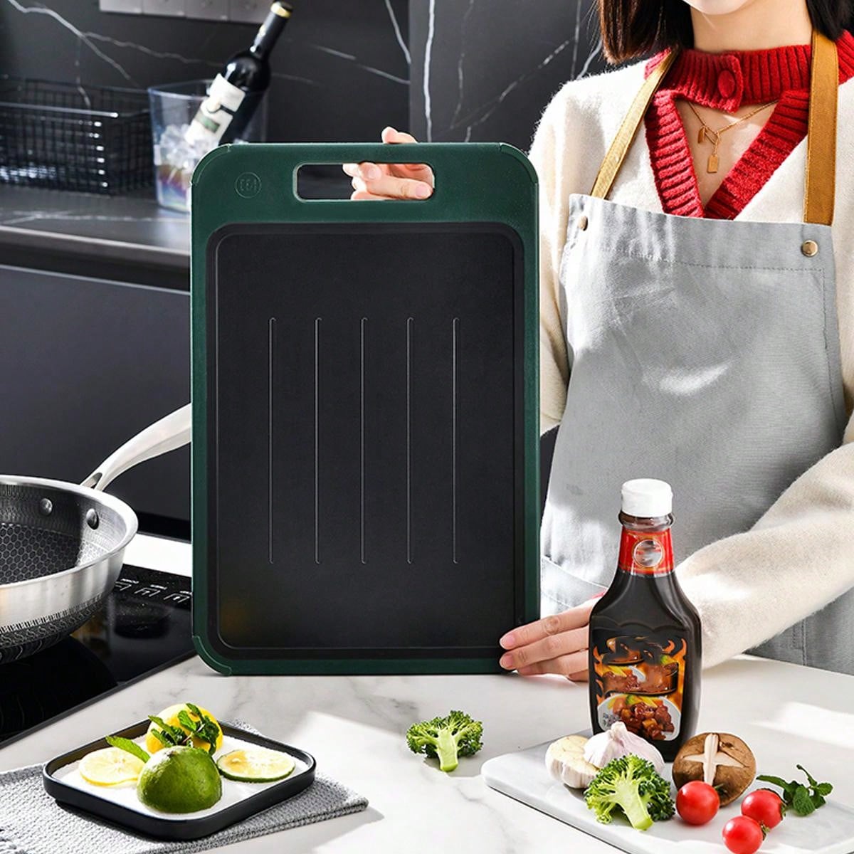 1pc Kitchen Essential Thawing Board, Quick Multi-Functional Defrosting ...