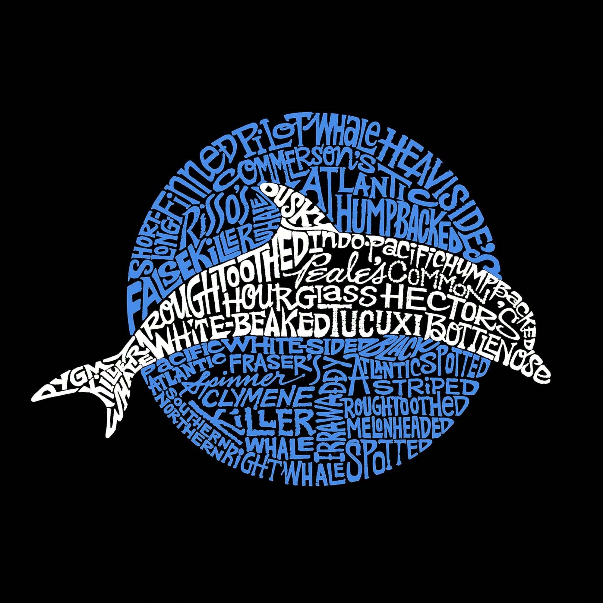 Species Of Dolphin - Men's Word Art T-Shirt | SHEIN USA