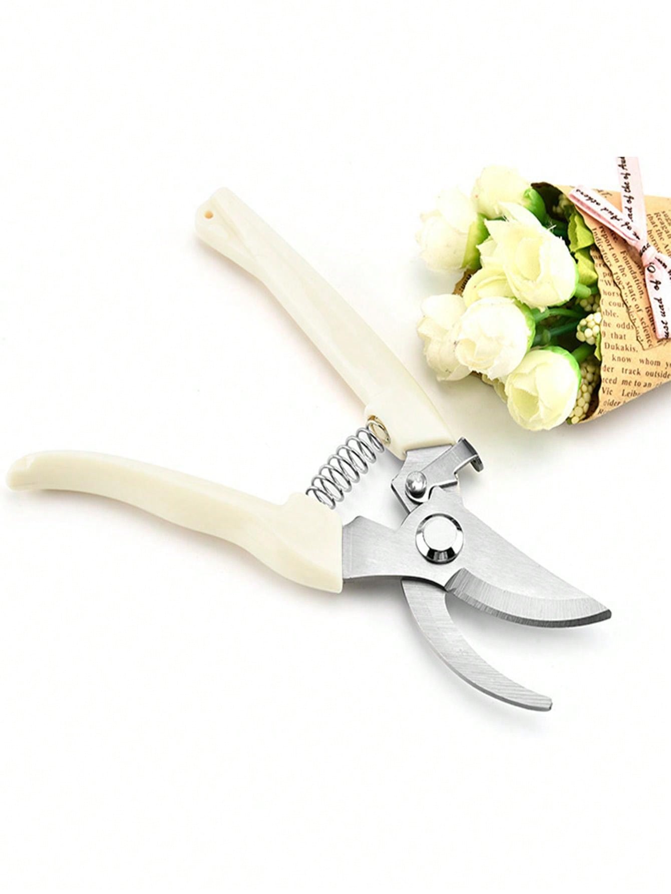 Stainless Steel Curved Pruning Shears Garden Scissors, Orchard Fruit ...