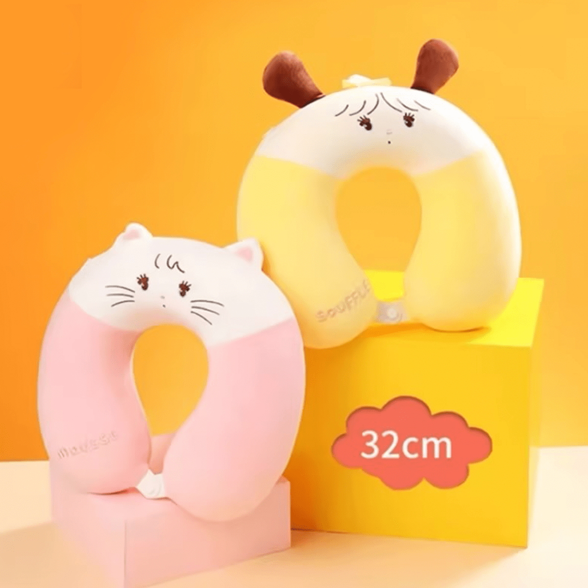 Miniso Mikko Series U-Shaped Pillow Neck Support Sleep Nap Travel ...