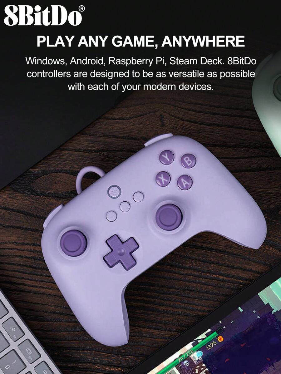 8Bitdo Ultimate C Wired Controller,PC Gamepad Joystick,Compatible With ...