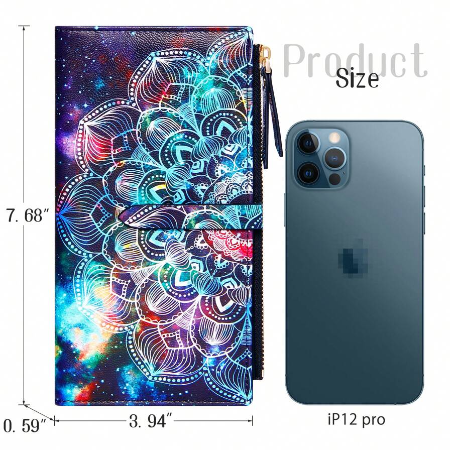 Ultra Slim Wallet Credit Card Holder Thin Bifold Clutch Wallets With ...