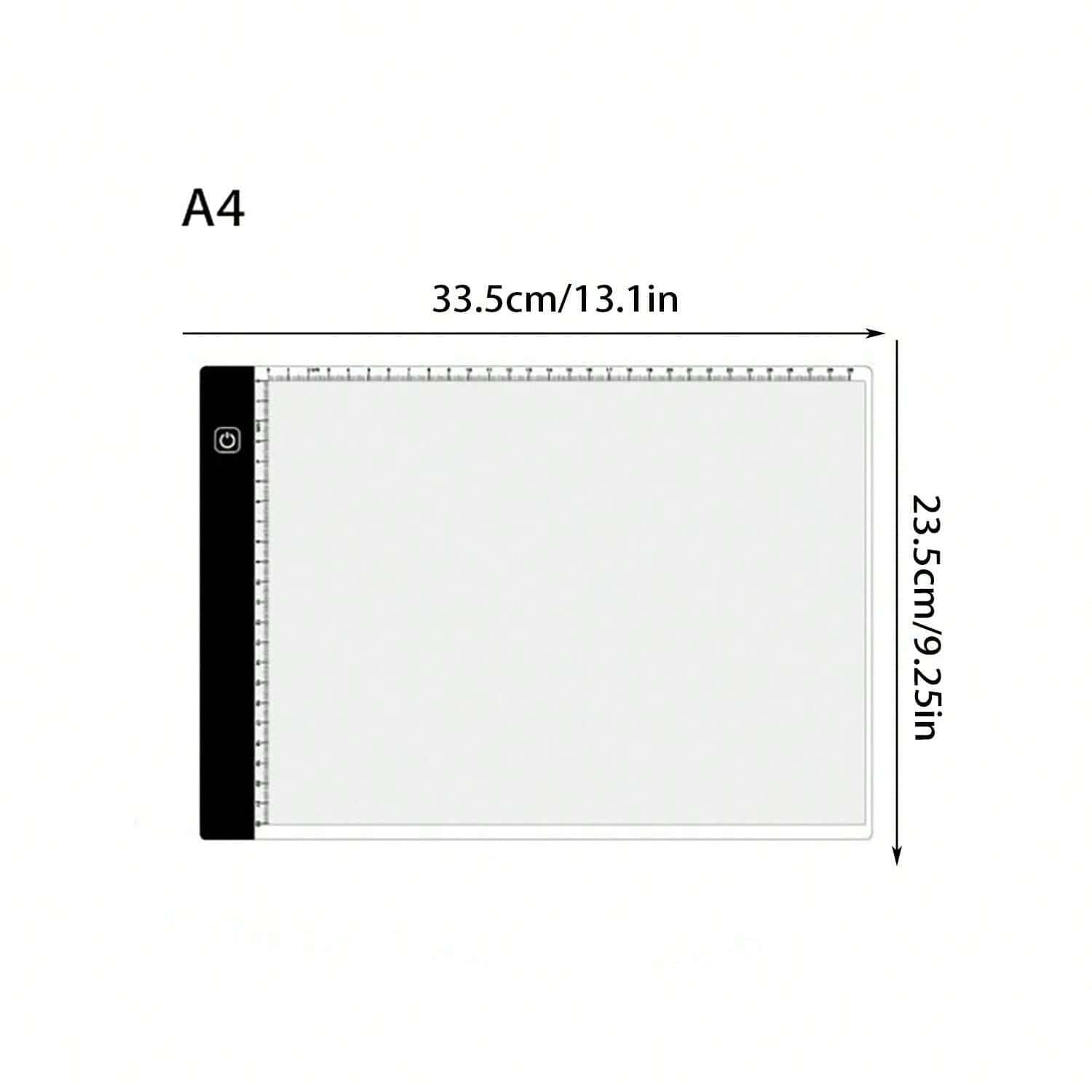 LED Light Board A4 A3 Light Pad Side Button Design 3 Levels/Stepless ...