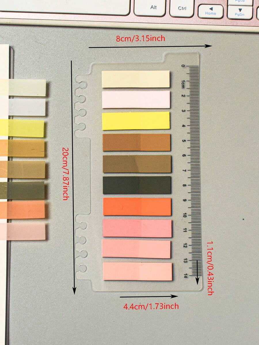 800 Sheets 4 Types/Pack Pet Transparent Sticky Notes - Index Tabs ...