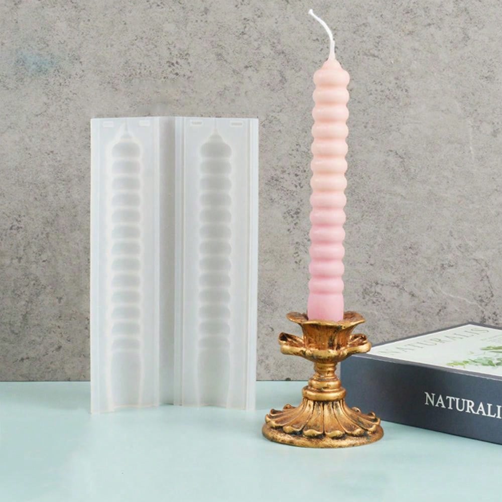 Candle Mold With Multiple Styles For Diy Handmade Long And Spiral ...