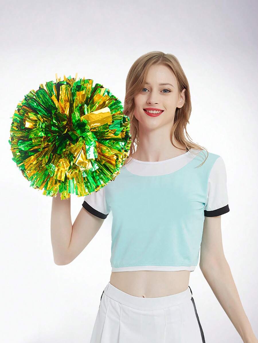 1pc Cheerleading Pom Poms Handheld Flower Ball For Cheerleader ...