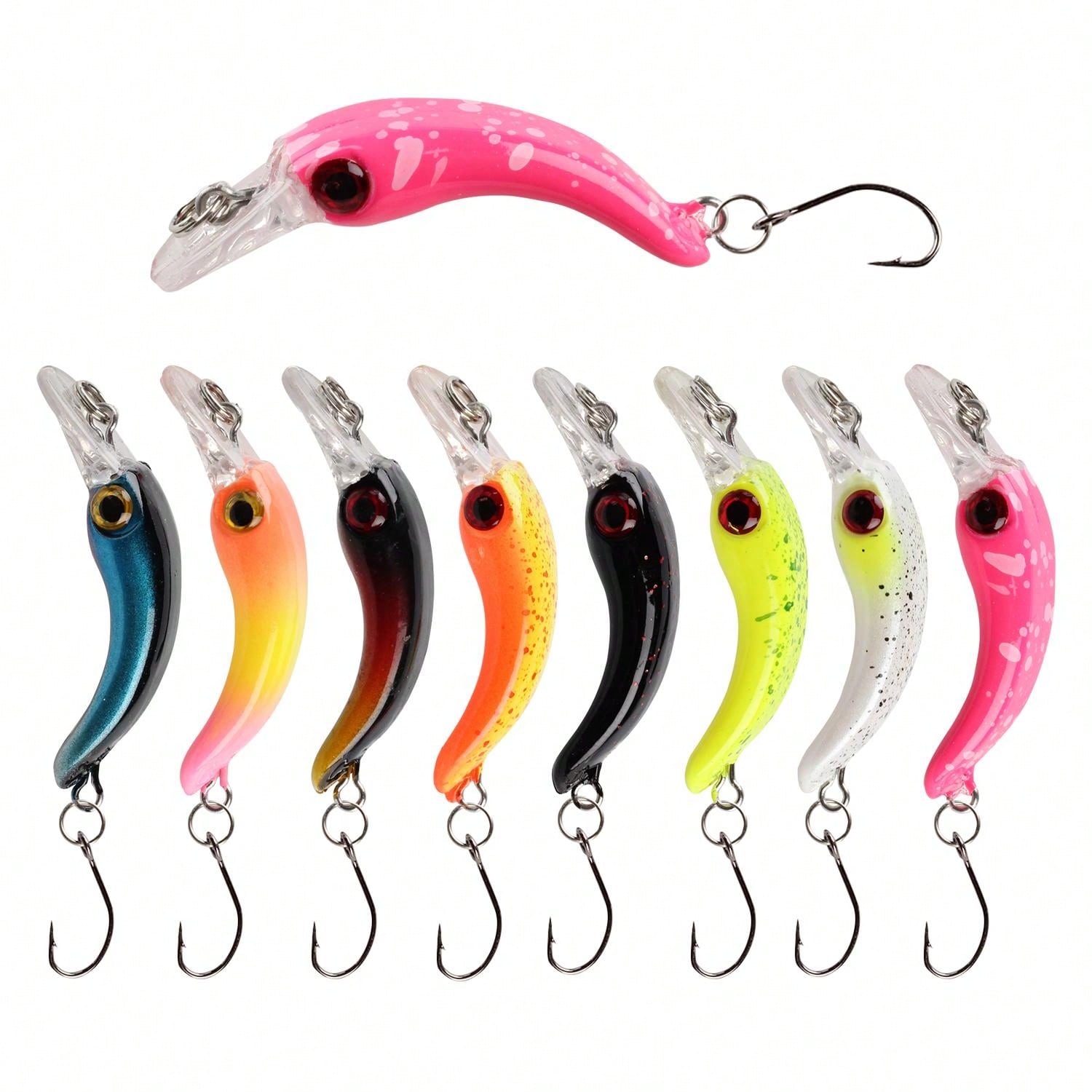 1Pc Mini Minnow Crankbaits Fishing Lures 3.7cm Floating Wobblers For Pike Hard Bait SwimBait ...