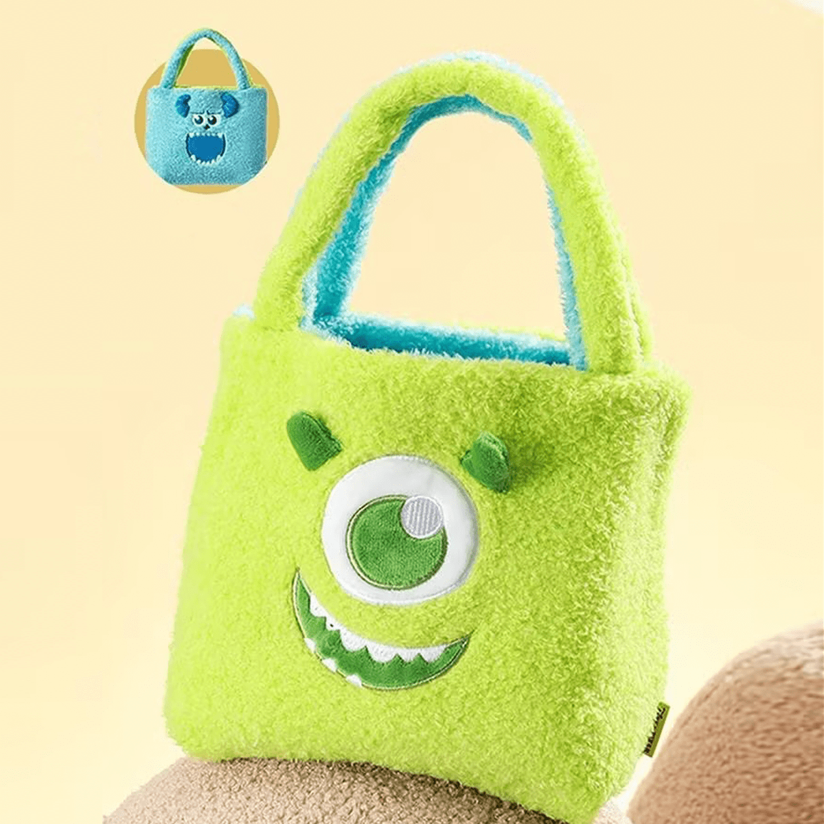 Miniso Disney Series Plush Carnival Double-Sided Plush Bag (James P ...