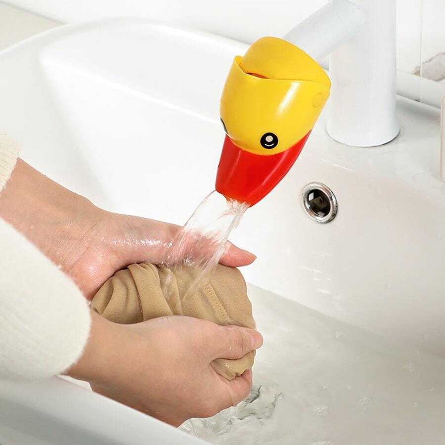 Children's Faucet Extender And Guide For Water Sink, Cute Silicone ...