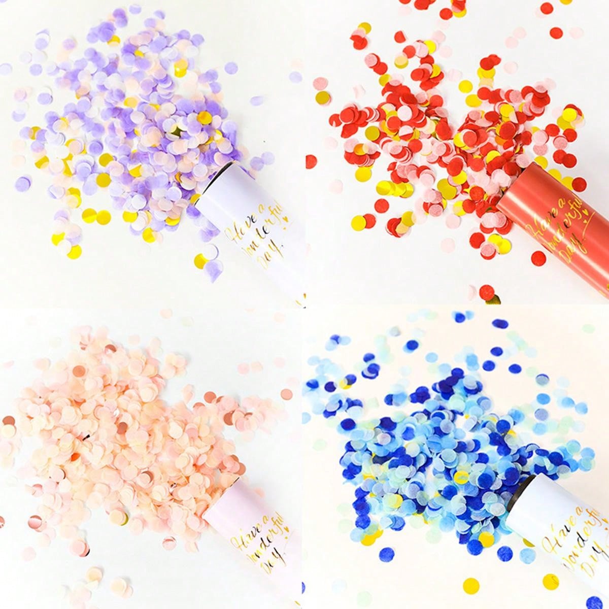Spring Fireworks Handheld Small Confetti Cannon, Suitable For Weddings ...