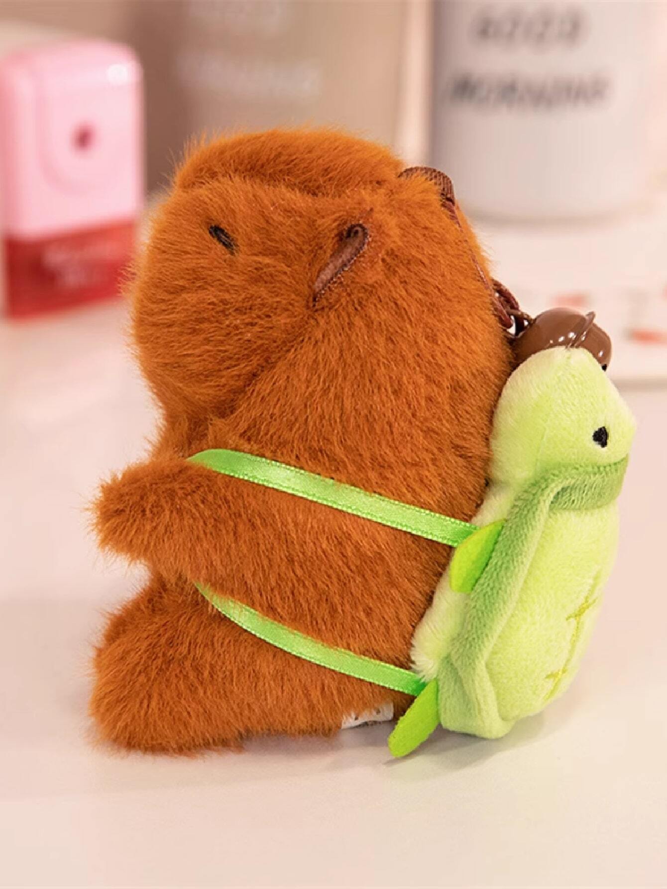 Capybara Stuffed Animal Plushies Soft Cute Capybara Plush Carrying A ...