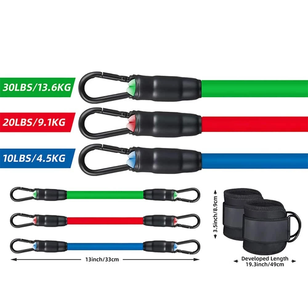 Ankle Resistance Bands Fitness Equipment Compact Portable Ankle ...