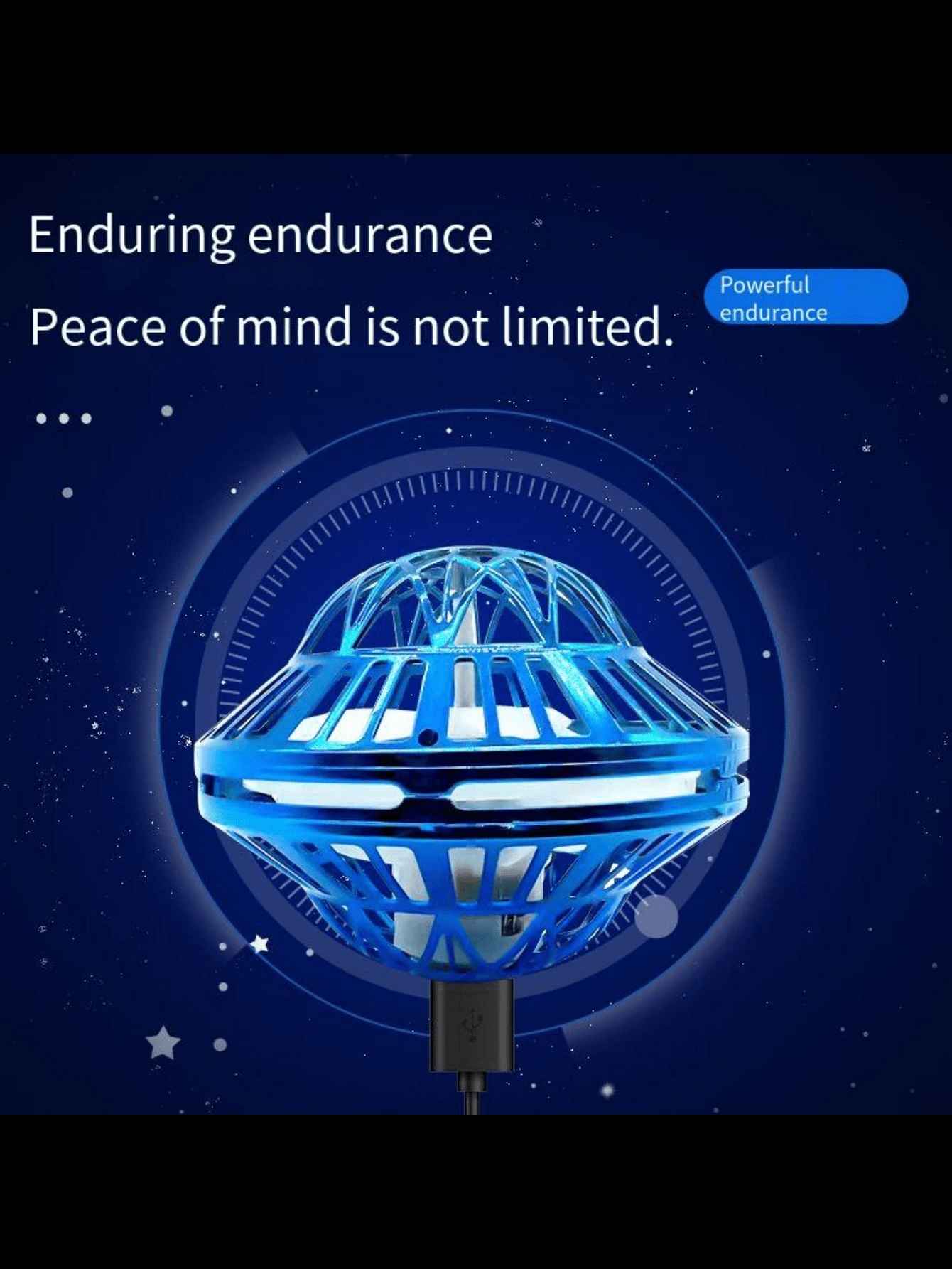 1pc Flying Disc That Can Hover, Emit Lights And Spin, With Intelligent ...