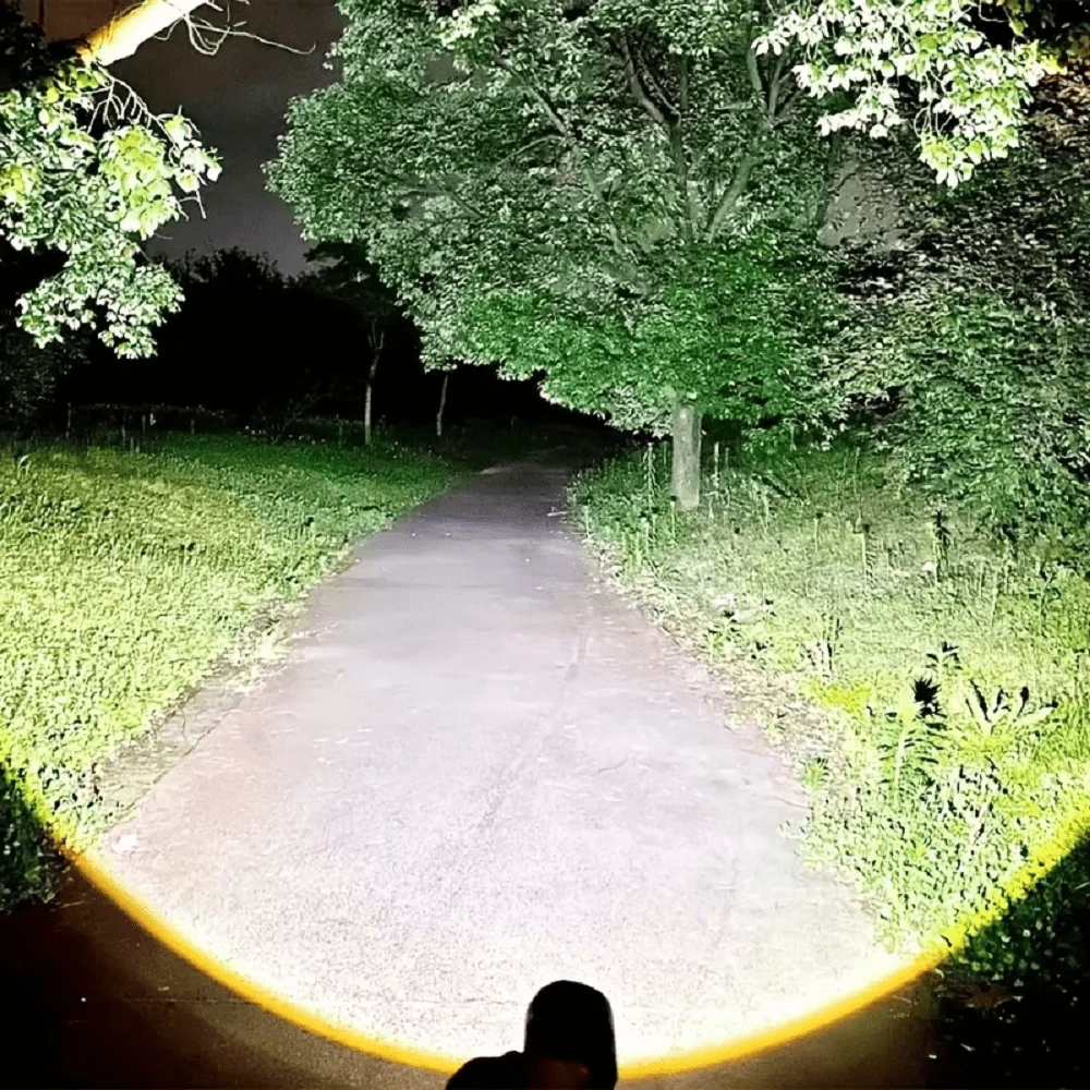 Newest 300W LED Rechargeable Headlamp Most Powerful Headlight 2000m ...